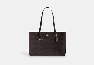 Coach Station Tote Aus Signature-Canvas
