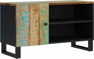 vidaXL Vidaxl - Meuble tv 80x33x46 cm bois de récupération et dingénierie