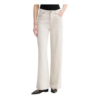 Levi's Ribcage Wide-Leg Hose - - Jeans - Damen - Beige - W24 L32