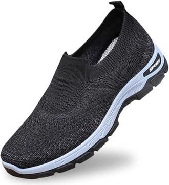 Generic Chaussures D&eacute;contract&eacute;es Hommes Pied Large Homme Slip on Baskets Basses sans Lacets Respirantes Basket-Ball Tennis Sport Confortables Mode de Sentier 