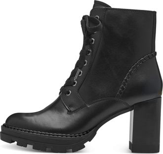 Tamaris Damen Schnürstiefel, Frauen Stiefel,TOUCHit-Fußbett,Winterstiefel,Winterschuhe,uebergangsstiefel,uebergangsschuhe,Boots,Black,40 EU