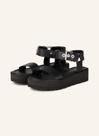 Gianvito Rossi Plateau-Sandalen Flatform schwarz