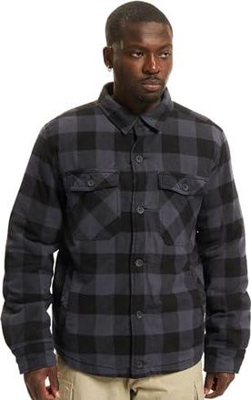 Brandit Lumber Jacket, color: black/grey, size: 7XL