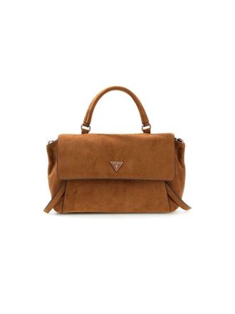 Guess Womens Handbag Cognac Polyester Bags - Handbags