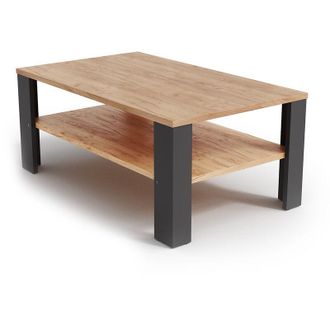 Vicco Table basse, Anthracite, 100 x 60 cm