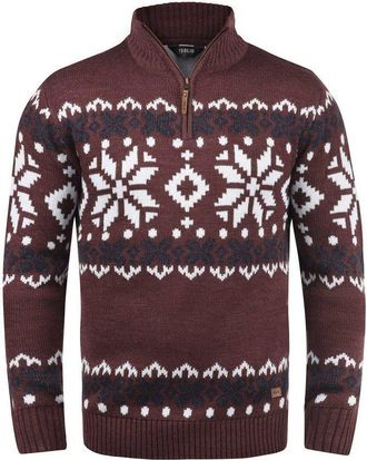 Solid Troyer SDNorwin Strickpulli mit Norweger Strickmuster