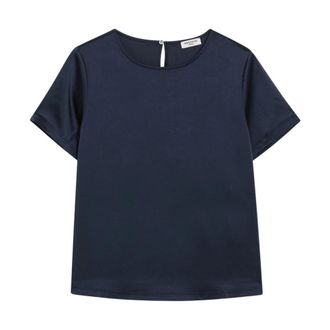Max Mara T-shirt Gilbert - Femme - Tops - Bleu - Taille: 36 FR
