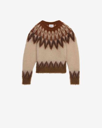 Isabel Marant Pull Natania - Femme - Orange - Taille 38 - Marant &Eacute;toile