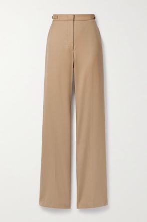 Gabriela Hearst Vesta Hose Mit Geradem Bein Aus Woll-twill - Braun