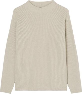 Marc O'Polo Relaxed Fit Baumwoll-Lammwollpullover - - Knitwear - Herren - Grau - XL