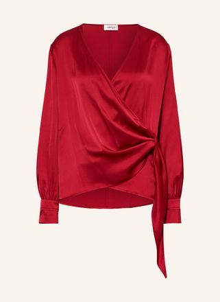 ottod'Ame Ottodame Wickelbluse Aus Satin rot