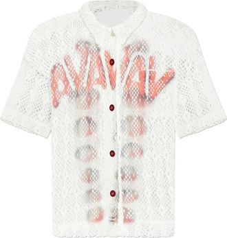 Avavav Avavav, Femme, Blouses et Chemises, Blanc, Taille: 44 FR Chemise &agrave; manches courtes Salvatore