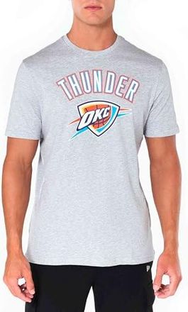 New Era T-Shirt Oklahoma City Thunder NBA, Homme Gris