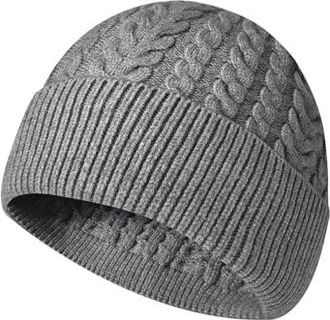 Generic Bonnet Femme Hiver Bonnet Femme Chapeau Femme Hiver Confortable Classique - Bonnet Tricot &Eacute;pais Femme Hiver, Cache-Oreilles Amincissant Visage, Style 