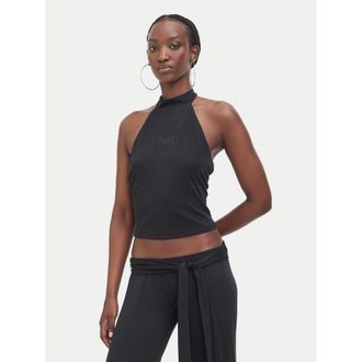 Juicy Couture Top JCWCT226331 Schwarz Slim Fit