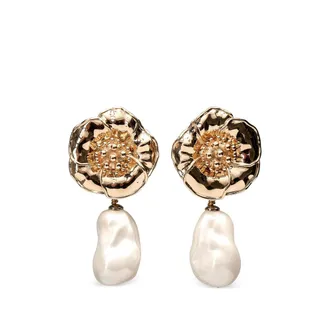 Carolina Herrera Flower-motif Earrings
