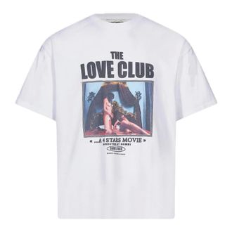 Carne Bollente T-shirt The Love Club S/S - Homme - Tops - Blanc - Taille: S