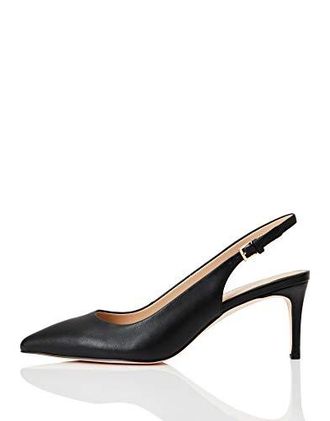 Find. Femme Fern-s-sh-1-70 Talons à Bride arrière, Noir, 40 EU