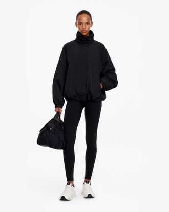 Arket Wattierte Windbreaker-Jacke -Schwarz