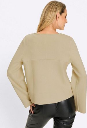 Heine Strickjacke Strickjacke Langarm Jacquard