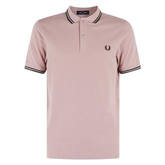 Comme Des Gar&ccedil;ons Rose Polo Shirt mit Energie-Slogan - - Tops - Herren - Rosa - M