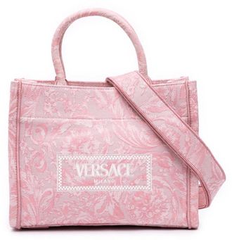 Versace Hobo Bags - Small Canvas Barocco Athena Tote - Gr. unisize - in Gold - f&uuml;r Damen