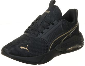 Puma Unisex X-Cell NOVA FS Straßen-Laufschuh, Black-Gold, 48.5 EU