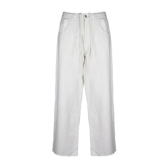 Maison Margiela Homme, Jeans, Blanc, Taille: M Pantalon de surv&ecirc;tement en coton