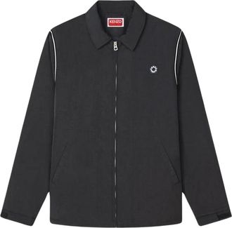 Kenzo Homme, Vestes, Noir, Taille: M Boke Flower 2.0 Heavy Coach Jacket