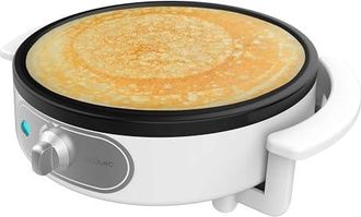 Cecotec Elektrische Crêpes-Maschine Fun Creepy, 1200W, Antihaftbeschichtung, Abstandswalze und Spatel, Einstellbare Leistung, Leuchtanzeige, 30,5cm Durchmesse