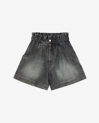 Isabel Marant Short Titea - Femme - Gris - Taille 32 - Marant &Eacute;toile