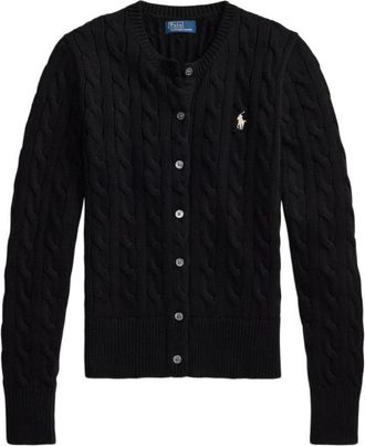 Polo Ralph Lauren Femme, Pulls, Noir, Taille: 40 FR Long Sleeve Cardigan