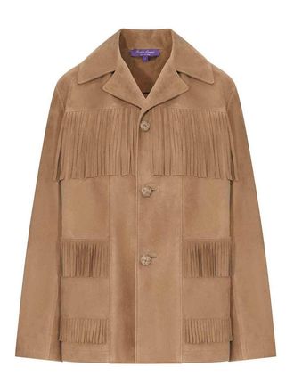 Polo Ralph Lauren Blouson En Cuir - Couleur Chair