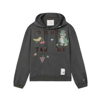 Miharayasuhiro Mihara Yasuhiro - Sweat &agrave; capuche Doodle Printed - Homme - Sweatshirts et sweats &agrave; capuche - Noir - Taille: L