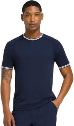 Wilson Court Performance Crew T-Shirt Hommes-Bleu Fonc&eacute; Hommes Tennis Bleu fonc&eacute;