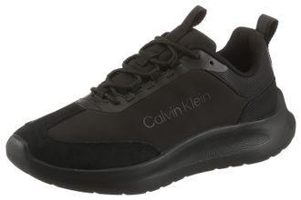 Calvin Klein Sneaker CALVIN KLEIN LIGHT EVA RUNNER, Herren, Gr. 43, schwarz, Leder, Textil, unifarben, Basic, Schuhe Sneaker, Freizeitsneaker, Halbschuh, Schn&uuml;rsch