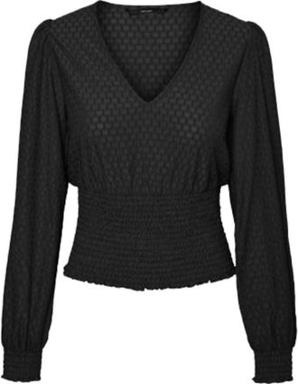 Vero Moda VMMALOU L/S V-Neck TOP JRS NOOS