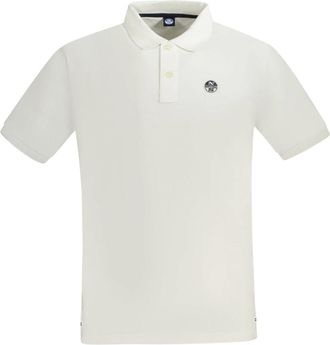North Sails Wei&szlig;es Polo-Shirt mit kurzen &Auml;rmeln - - Tops - Herren - Wei&szlig; - L