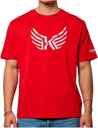 Kaporal Homme, Tops, Rouge, Taille: M T-Shirt &agrave; col rond
