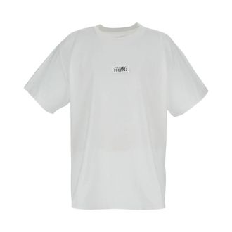 Maison Margiela Baumwoll-T-Shirt - - Tops - Herren - Wei&szlig; - XL