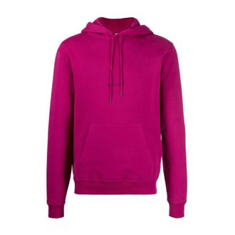 Saint Laurent Rive Gauche Logo Hoodie - - Sweatshirts & Hoodies - Herren - Rosa - L
