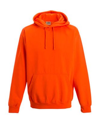 noTrash2003 NEON Sweatshirt mit Kapuze Hoodie floureszierend versch. Farben und Gr&ouml;&szlig;en (XXL, Electric Orange)