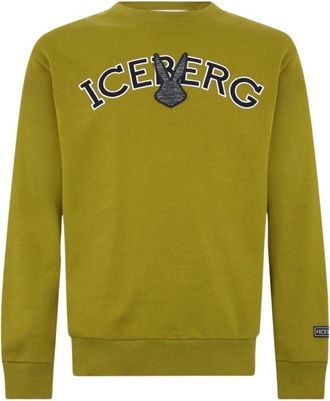 Iceberg Rundhals-Sweatshirt - - Sweatshirts & Hoodies - Herren - Gr&uuml;n - M