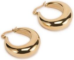 Au Printemps Paris Große Creolen - Gold