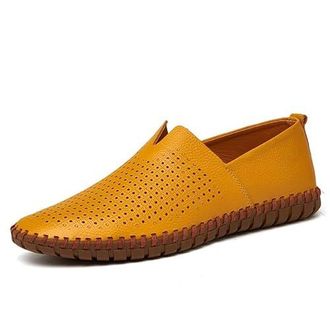 Generic Mocassins for Hommes, d&eacute;tails de Couture en Peau de Vache, Bout Rond, antid&eacute;rapants, Confortables, Flexibles, Talon Plat, Bal de Promo, Marche, &agrave; Enfi