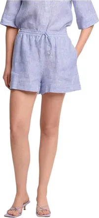 Kocca Femme, Shorts, Bleu, Taille: 42 FR Striped Shorts
