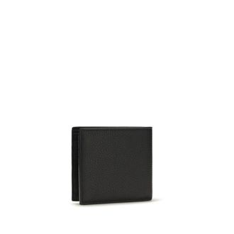 Saint Laurent Mens Black Calf Leather Bos Taurus Wallet