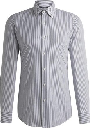HUGO BOSS Homme, Chemises, Noir, Taille: 2XS Chemise P-Hank Kent
