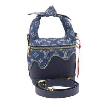 Louis Vuitton Pre-owned Tissu sacs-louis-vuitton - Femme - Pre-owned - Bleu - Taille: ONE Size