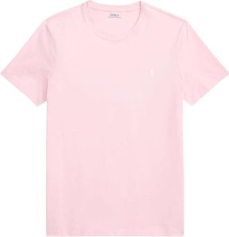 Polo Ralph Lauren Homme, Tops, Rose, Taille: M T-shirt ras du cou en jersey coupe classique